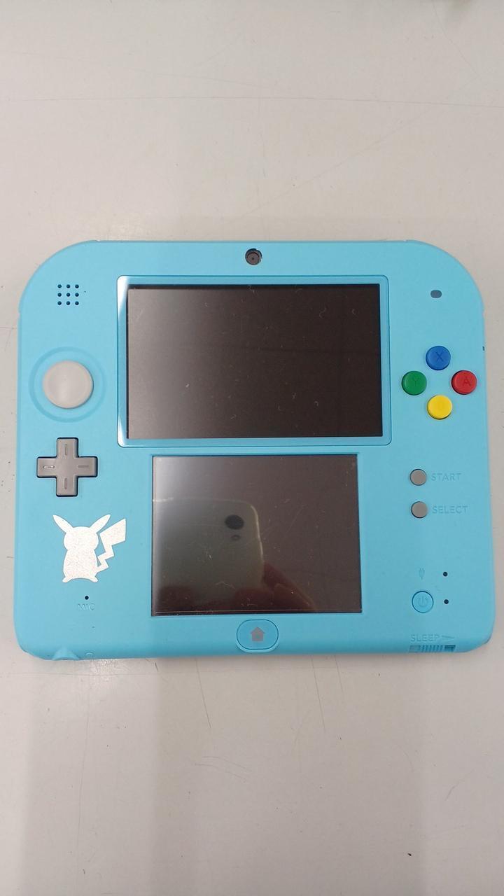 Rare NINTENDO 2DS Pokemon Sun Moon Light Blue: FTR-001 Used in Japan F ...
